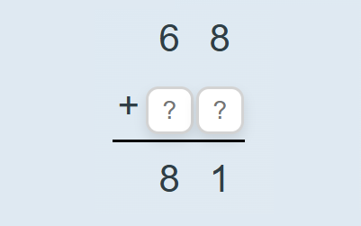 Three Digit - missing addend - with regrouping Quizzes - Tests for ...